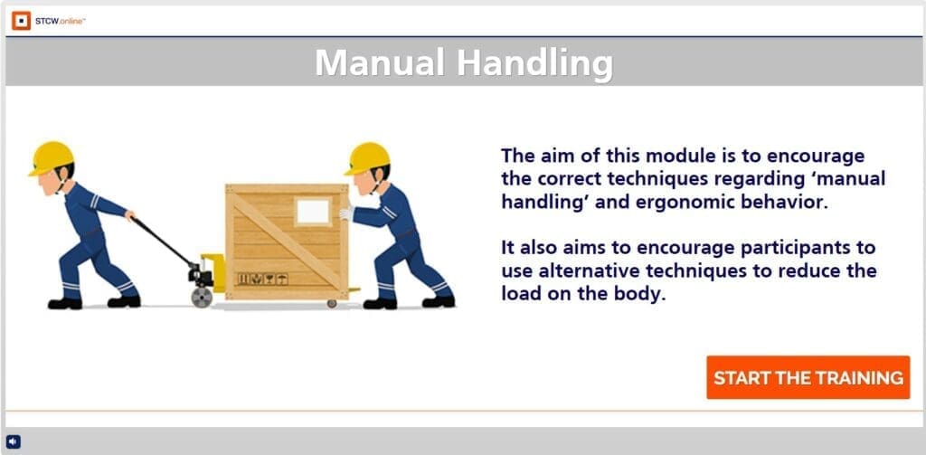 STCW Manual Handling Online Course | STCW.online